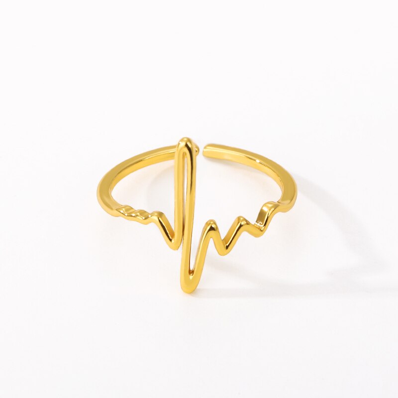 EKG Hearbeat Adjustable Medical Ring | Gift For Doctor Nurse Student ...